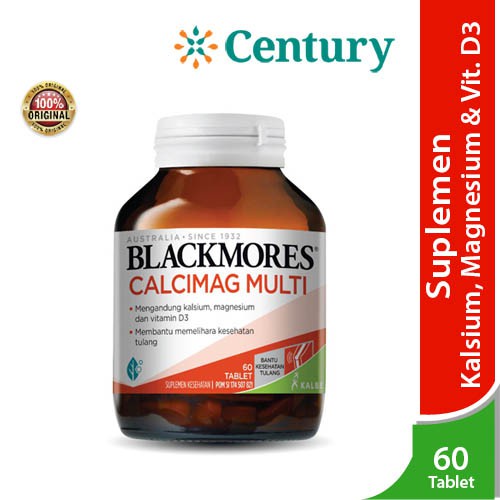Jual Blackmores Calcimag Multi Isi 60 Tablet/Kalsium/MAgnesium/Vitamin ...
