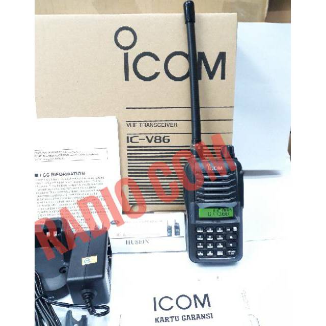 HT ICOM IC V86 VHF POWER 7WATT - HT POWER 7 WATT ICOM IC V86 ORI RESMI ICOM IC-V86 VHF | Shopee ...