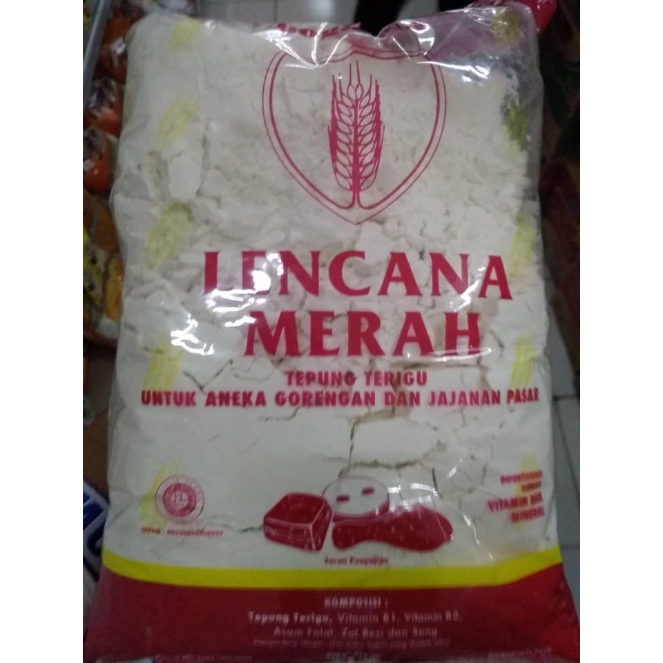 Jual Tepung Lencana Merah 1kg | Shopee Indonesia