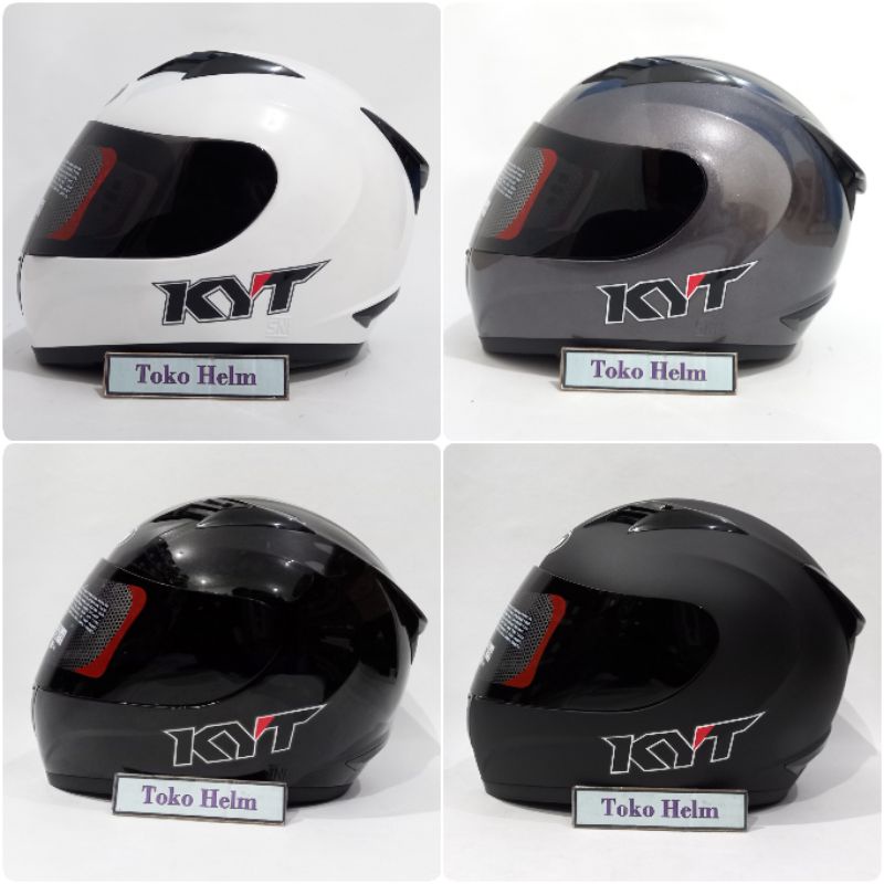 Jual Helm KYT fullface KYT R10 Solid ORIGINAL KYT Indonesia|Shopee ...