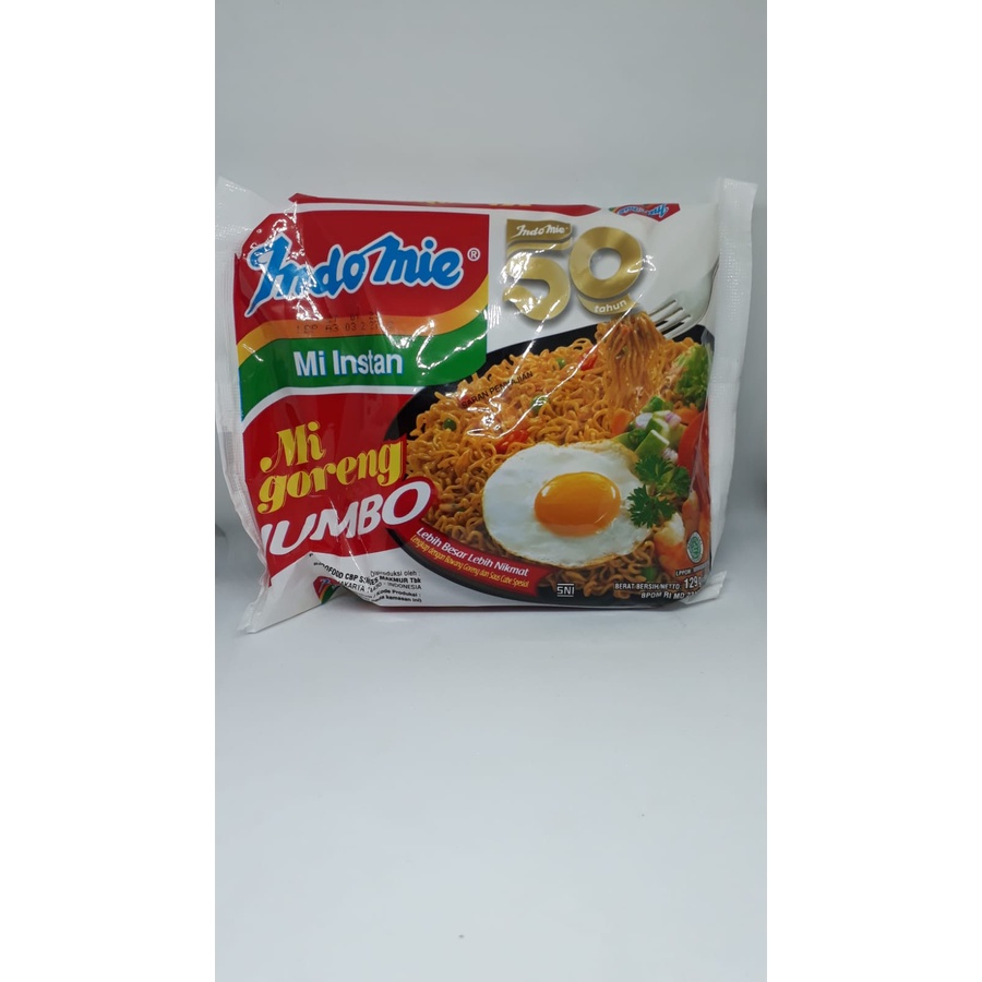 Jual INDOMIE MIE GORENG JUMBO 129gr | Shopee Indonesia