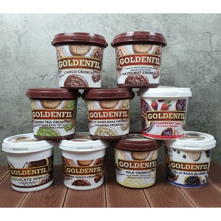 Jual Goldenfill 1kg Selai Roti Golden Fill Choco Crunchy Selai Coklat ...
