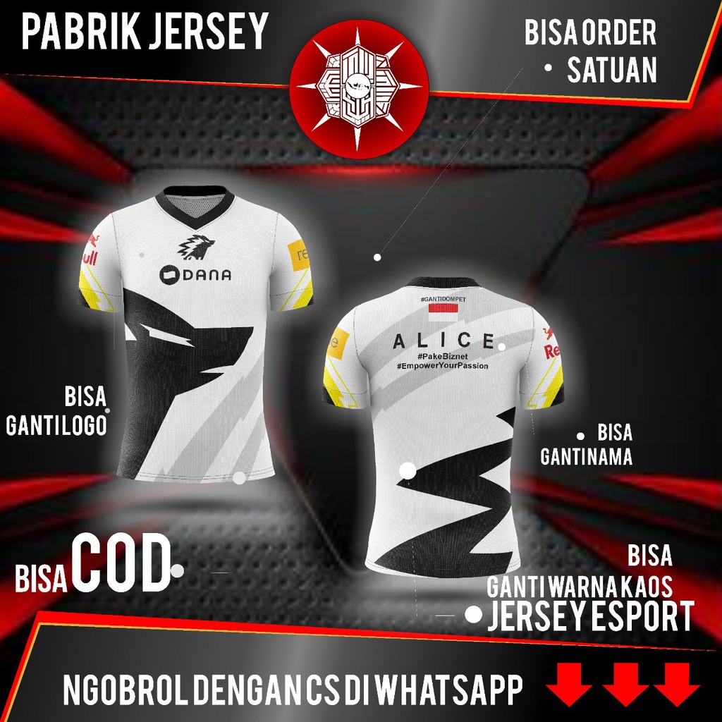 Jual JERSEY GAME ONIC TERBARU PUTIH | 2021 | ESPORTS | HITAM | AWAY ... Jual JERSEY GAME ONIC TERBARU PUTIH | 2021 | ESPORTS | HITAM | AWAY ...