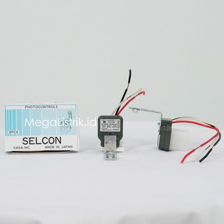 Jual SELCON SENSOR CAHAYA OTOMATIS / PHOTO CONTROLS / SWITCH / CELL 6A ...