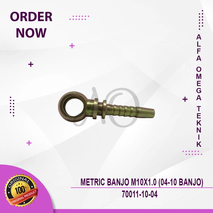 Jual BANJO FITTING HYDRAULIC 04-10 NEPEL SELANG HIDROLIK 70011-10-04 | Shopee Indonesia