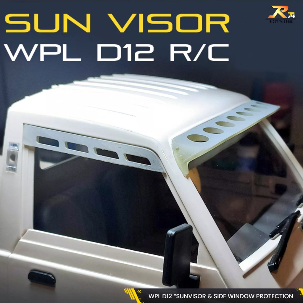 Jual WPL D12 Sun Visor and Window Protection Accessories RC Drift 3D ...