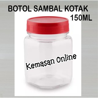 Jual BOTOL SAMBAL 150ML/200ML ISI 10 BOTOL/Toples Plastik/Botol Lada ...