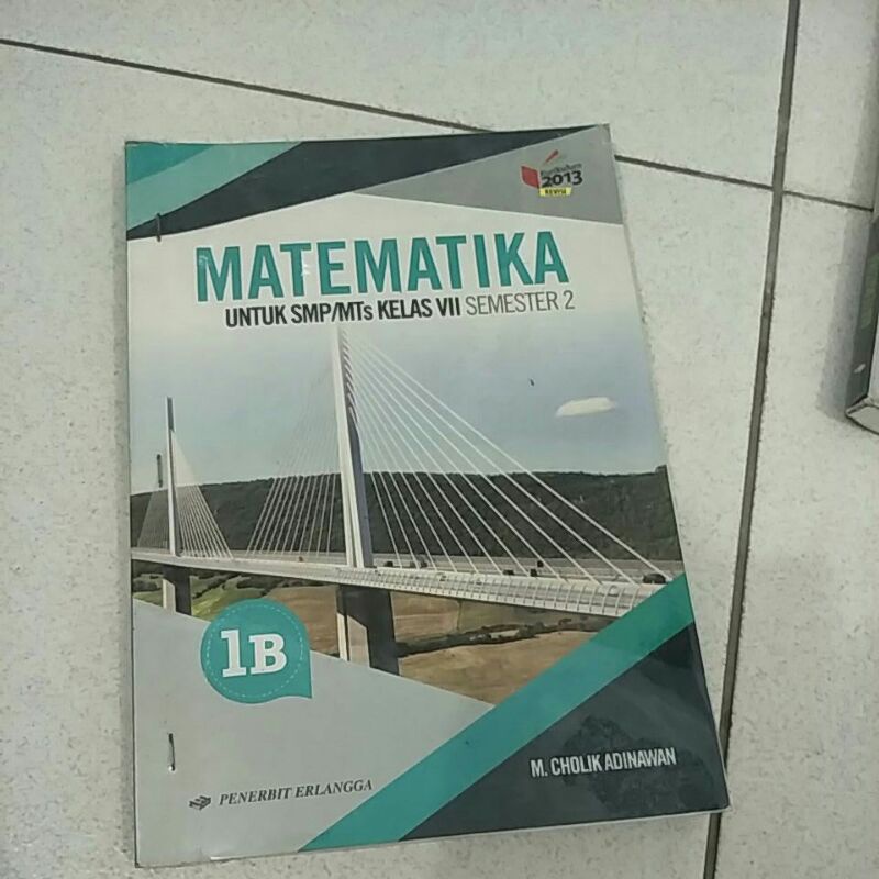 Jual Matematika 1B kelas 7 kurikulum 2013 (bekas) Indonesia|Shopee ...