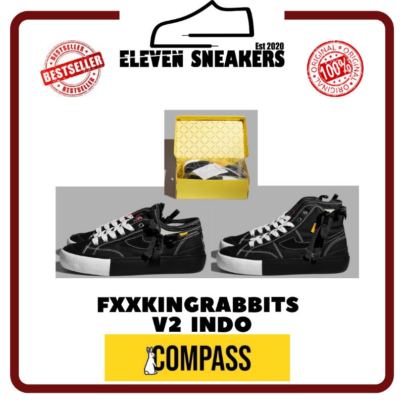 Jual Compass x Fxxking Rabbits FR2 V2 Edisi Indo Low [ 100% original ...