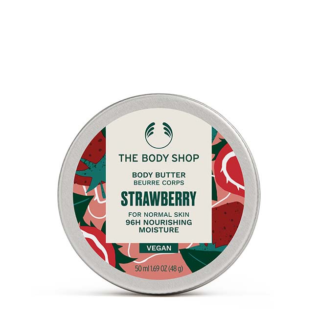 Jual The Body Shop New Strawberry Body Butter 50ml | Shopee Indonesia