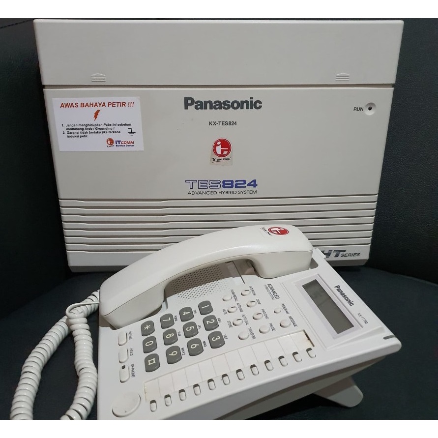 Jual KX-TES824 TEM824 Pabx Panasonic second 3 line 16 ekstension ...