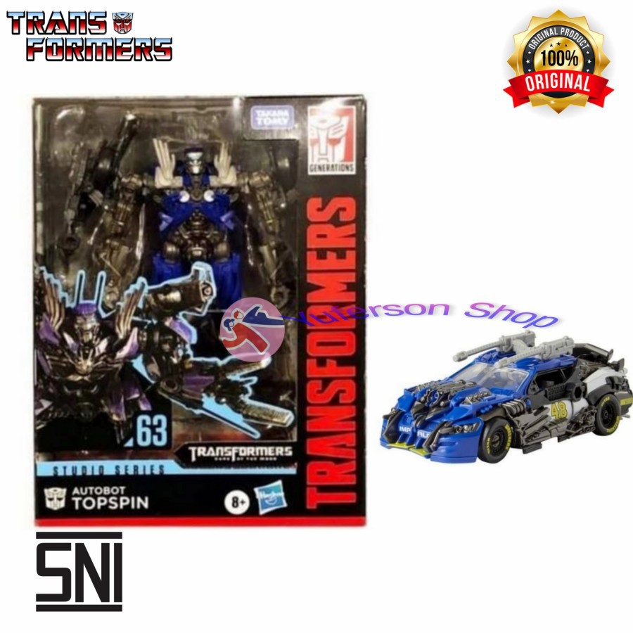 Jual Transformers Studio Series 63 Autobot TOPSPIN | Shopee Indonesia