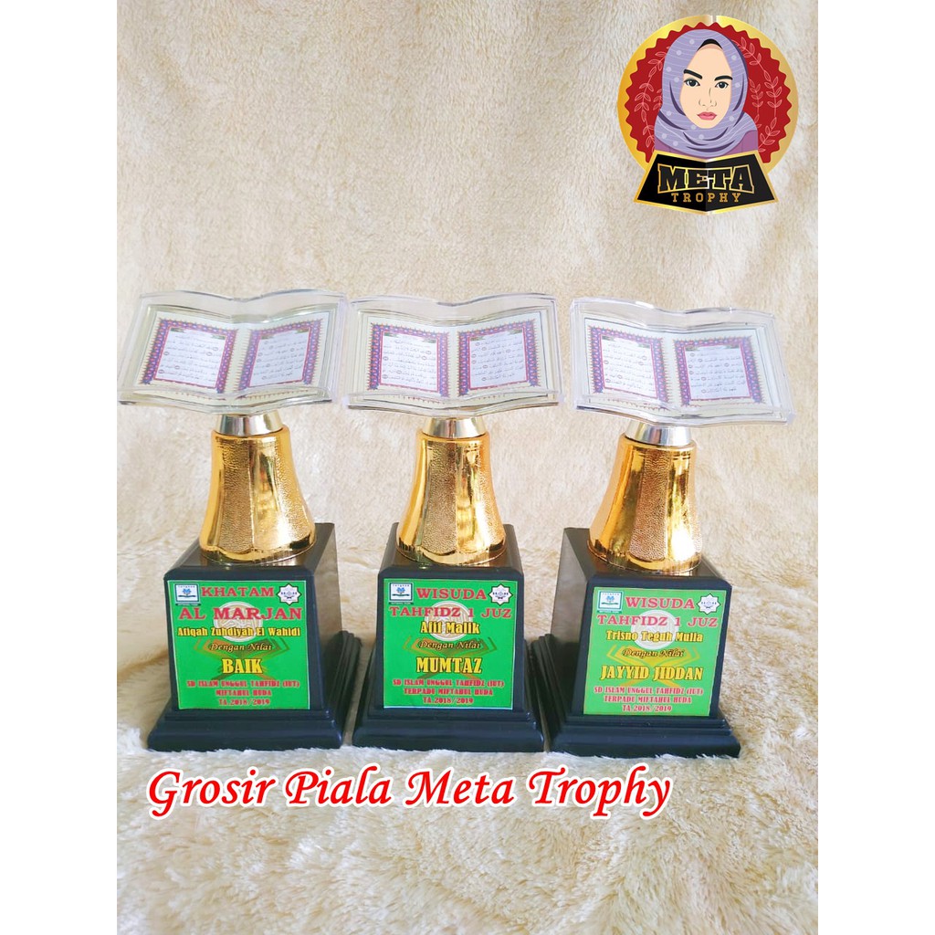Jual PIALA SET JUARA 123 MURAH MTQ KHATAM TAHFIDZ | Shopee Indonesia