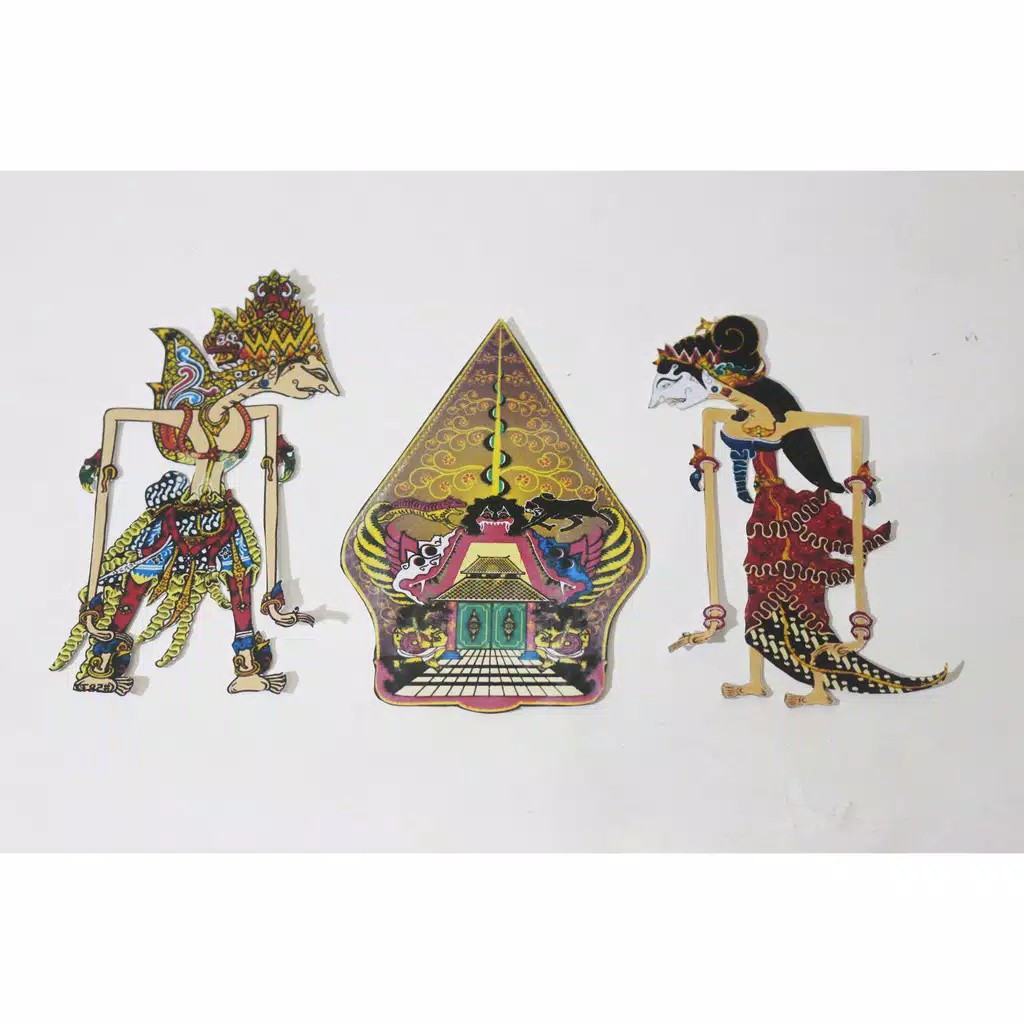 Jual Replika wayang Rama Sinta dan gunung Indonesia|Shopee Indonesia
