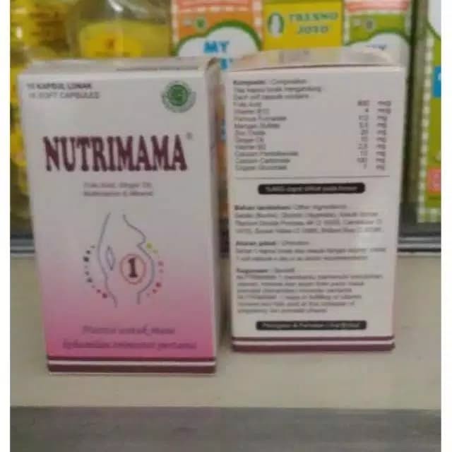 Jual Ibu Hamil - Nutrimama 1 Isi 15 Kapsul Vitamin Nutrisi Ibu Hamil | Shopee Indonesia