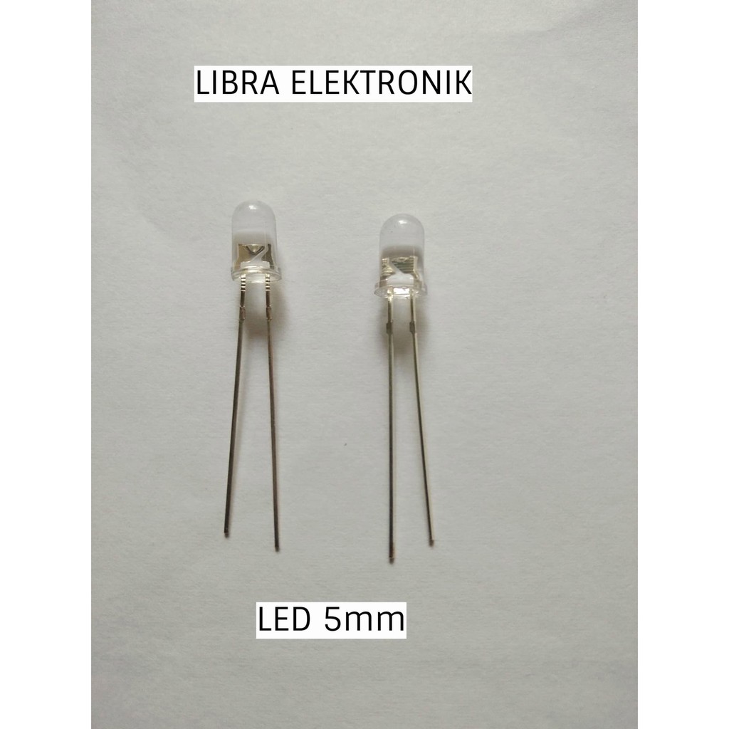 Jual Lampu Led Bening 5mm Warna Putih | Shopee Indonesia
