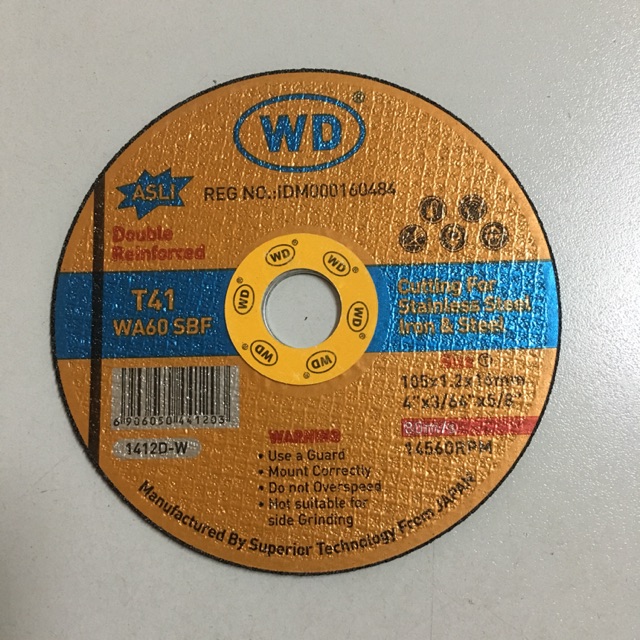 WD Cutting Wheel for stainless steel | Shopee Indonesia