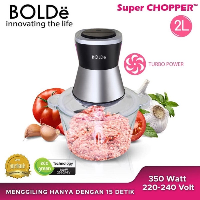 Jual Blender BOLDe Super Food Chopper - Merah Muda | Shopee Indonesia
