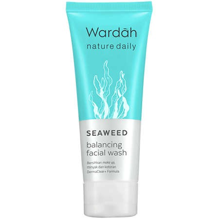 Wardah Nature Daily Seaweed Balancing Facial Wash 60Ml \ Pencuci Muka ...
