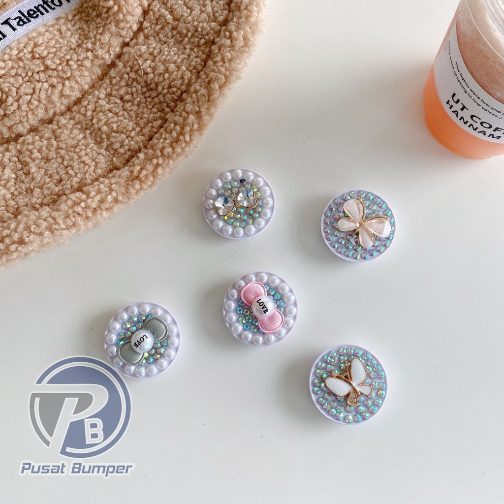 Jual pop socket stand popsocket phone holder hp griptok 3d permata 3m ...