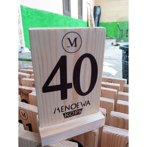 Jual Custom Nomor Meja - Papan Tanda Nomor meja makan CUSTOM - sign ...