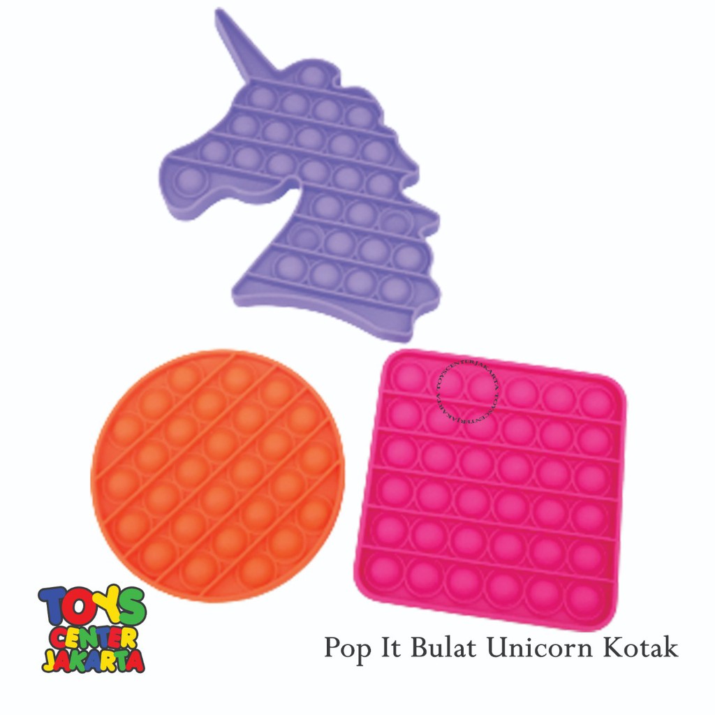 Jual POMPOM - NEW FIDGET PUSH ROUND FIDGET TOYS BUBBLE STRES RELIEF ...