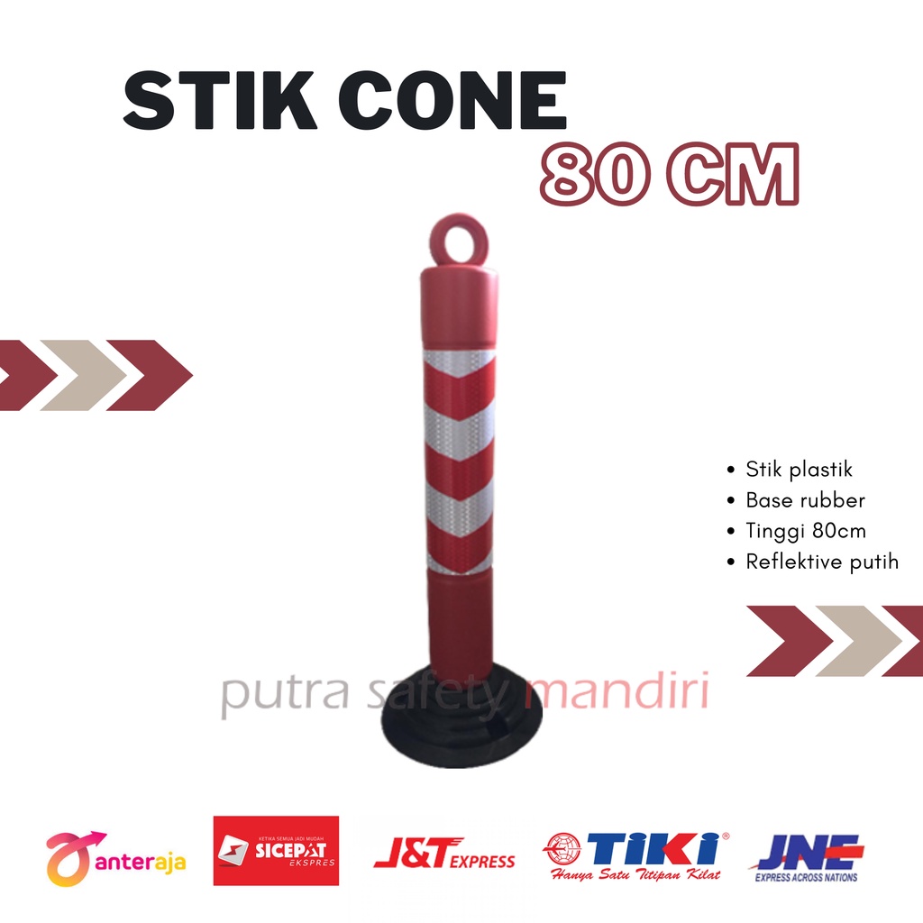 Jual STICK CONE BOLLARD DELINEATOR SCOTLIGHT PLASTIK TIANG PENGHALANG ...