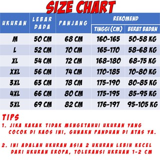 KAOS PRIA JUMBO UKURAN BIGSIZE 5XL 4XL 3XL 2XL BAHAN KATUN KOMBED ADEM ...