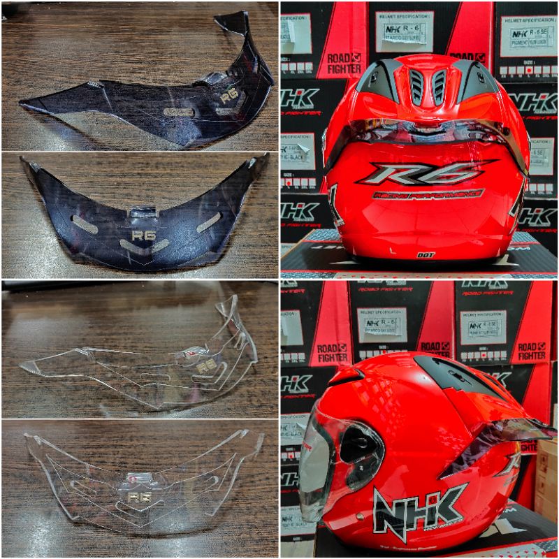 Jual Spoiler Helm Nhk R6 Akrilik | Shopee Indonesia