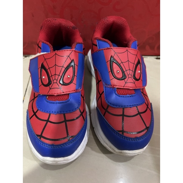 Jual sepatu anak preloved original store marvel spiderman bata | Shopee ...