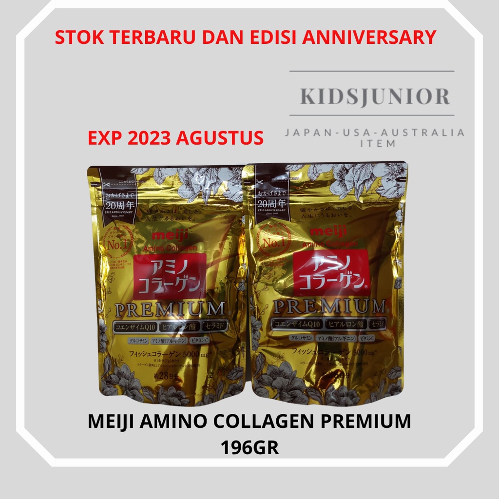Jual Meiji Amino Collagen Premium Refill 28 Days/ Meiji Premium collagen / Meiji Amino Collagen ...