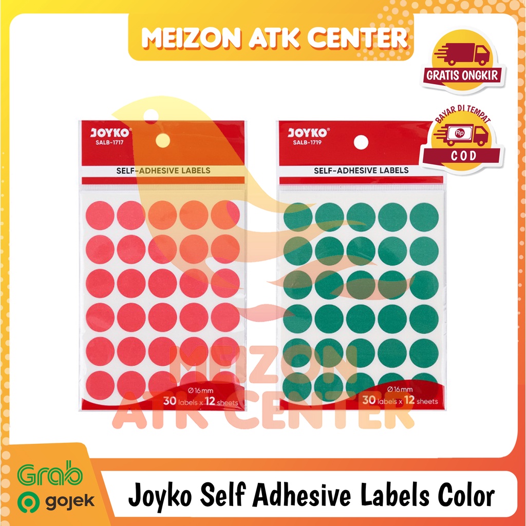 Jual JOYKO Self Adhesive Labels Color Label Sticker SALB 1717-1719 [1 ...