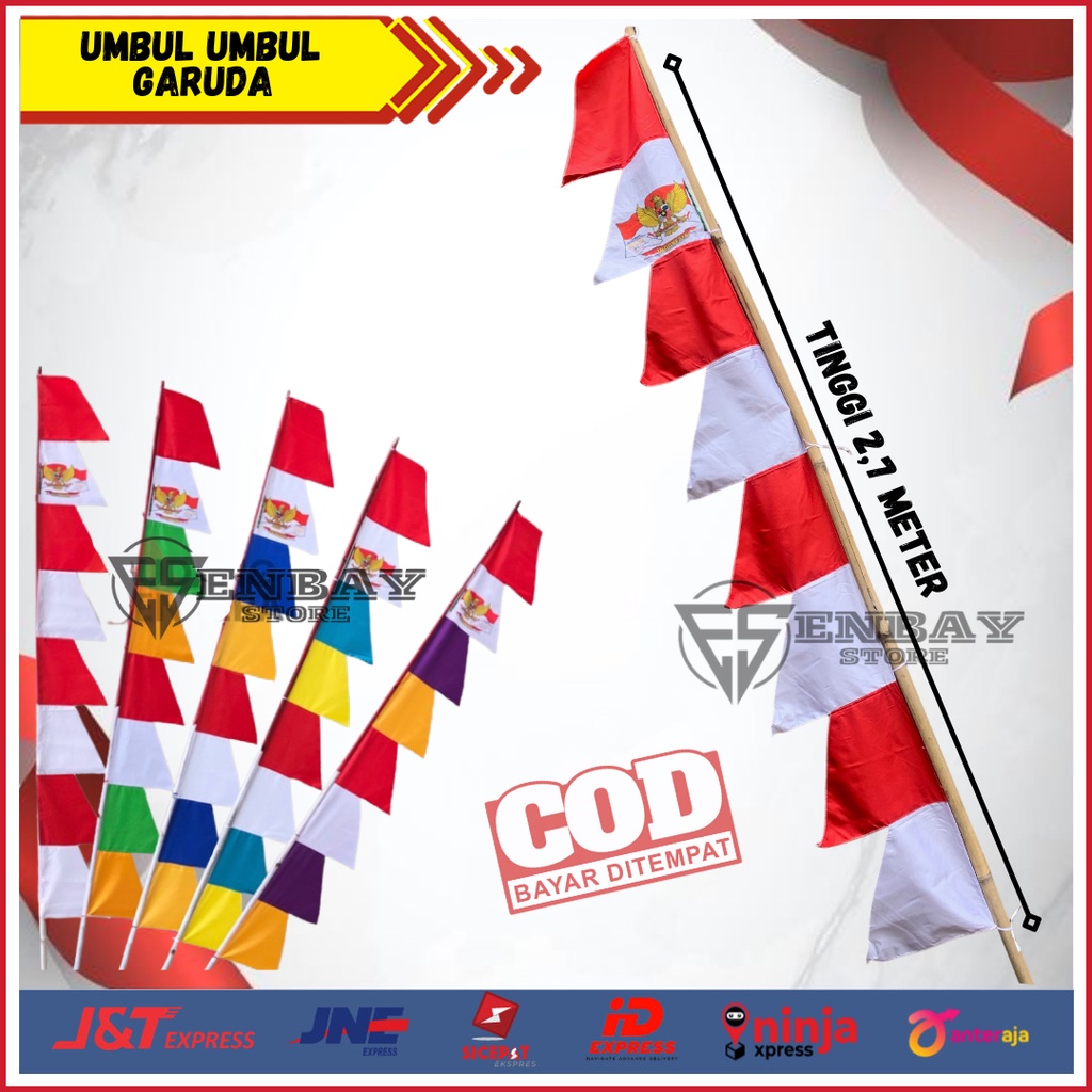 Jual UMBUL UMBUL WARNA WARNI GARUDA | Shopee Indonesia