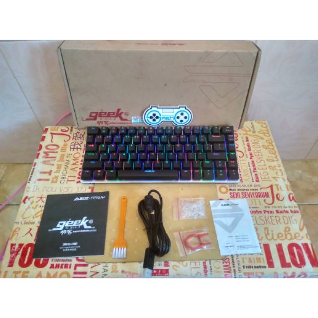 Jual Ajazz AK33 RGB Size 75% Mechanical Keyboard | Shopee Indonesia