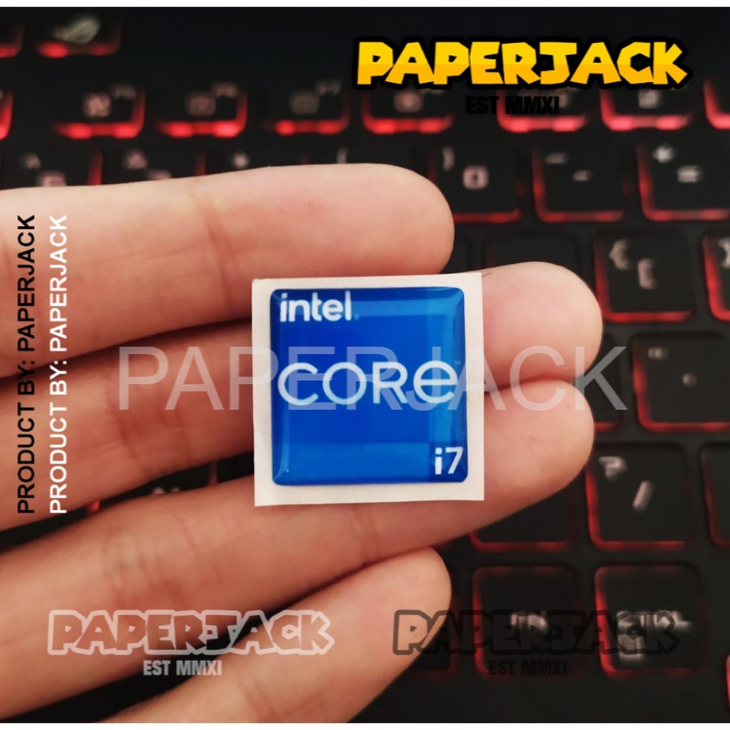Jual STICKER INTEL CORE i7 GEN 11 STIKER TIMBUL LENTUR STIKER STIKER PC ...