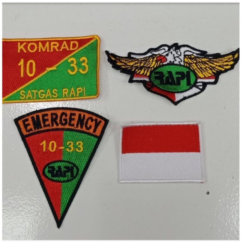 Jual Logo Emblem Rapi 1set 4 logo Indonesia|Shopee Indonesia