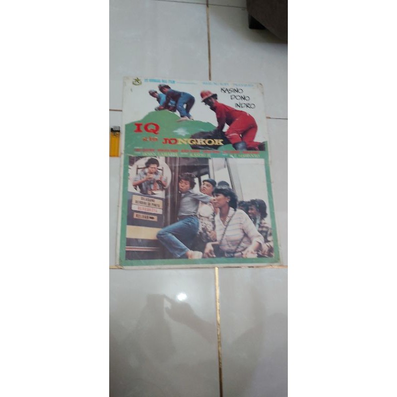 Jual poster bioskop jadul warkop dki IQ jongkok langka Indonesia|Shopee ...
