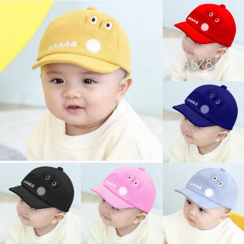 Jual Topi bayi lucu/Topi Bayi Motif Crocodile | Shopee Indonesia
