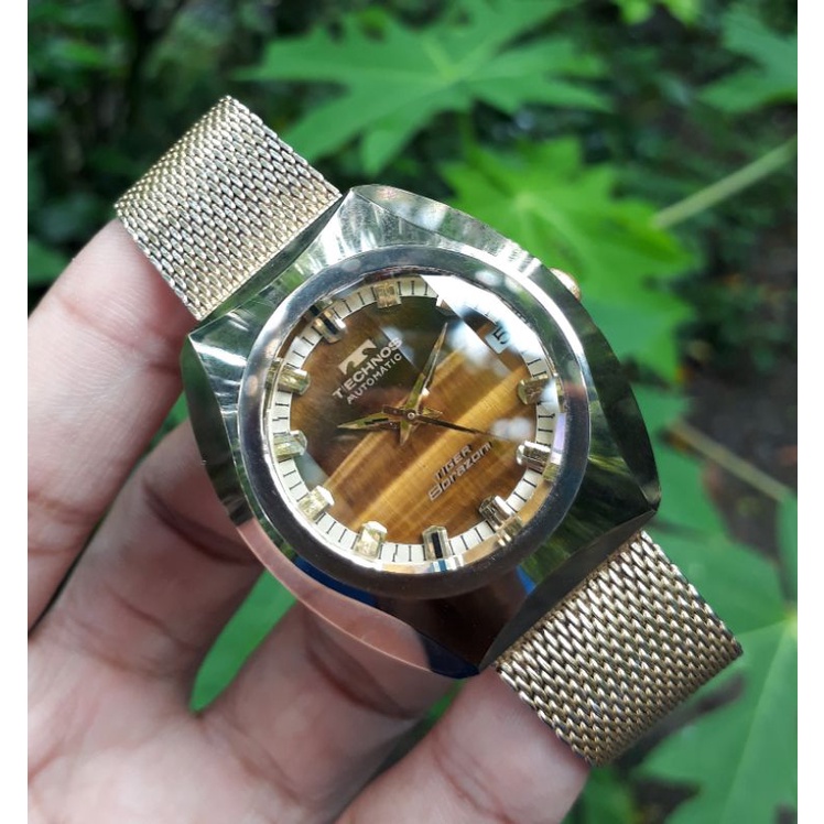 Jual Jam Tangan Technos Tiger Borazon Automatic Original Rare Item ...