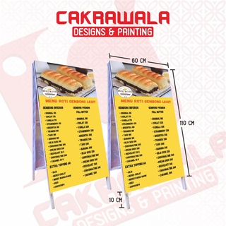 Jual STAND BANNER KAYU UKURAN 60 X 120 - A BANNER RANGKA KAYU PROMOSI ...