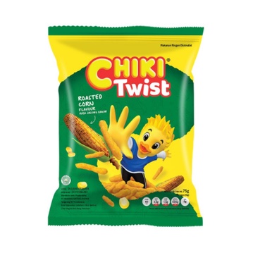Jual Termurah Chiki Twist jagung bakar/ ciki Twist 15gr Pengganti ...