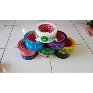 Jual Isolasi Printing 12mm /isolasi Custom/isolasi Design/isolasi logo ...