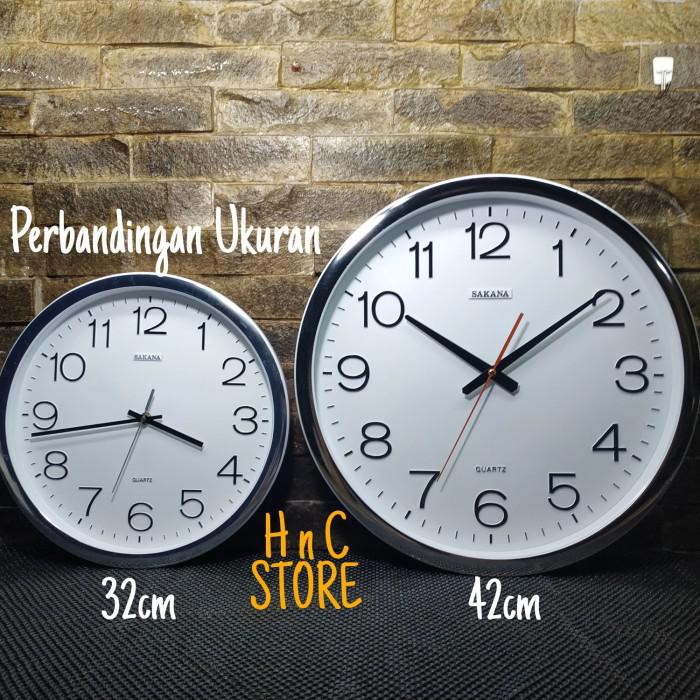 Jual Ukuran Besar Diameter 42Cm, Jam Dinding Sakana 076 Full List ...