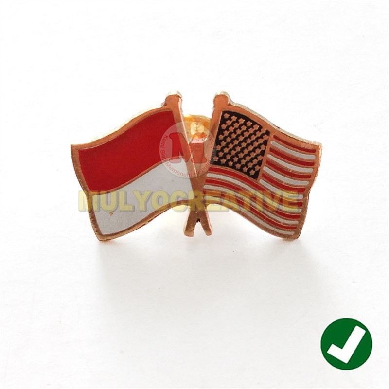 Jual Flag Pin Indonesia Amerika Serikat - Pin Bendera Persahabatan ...