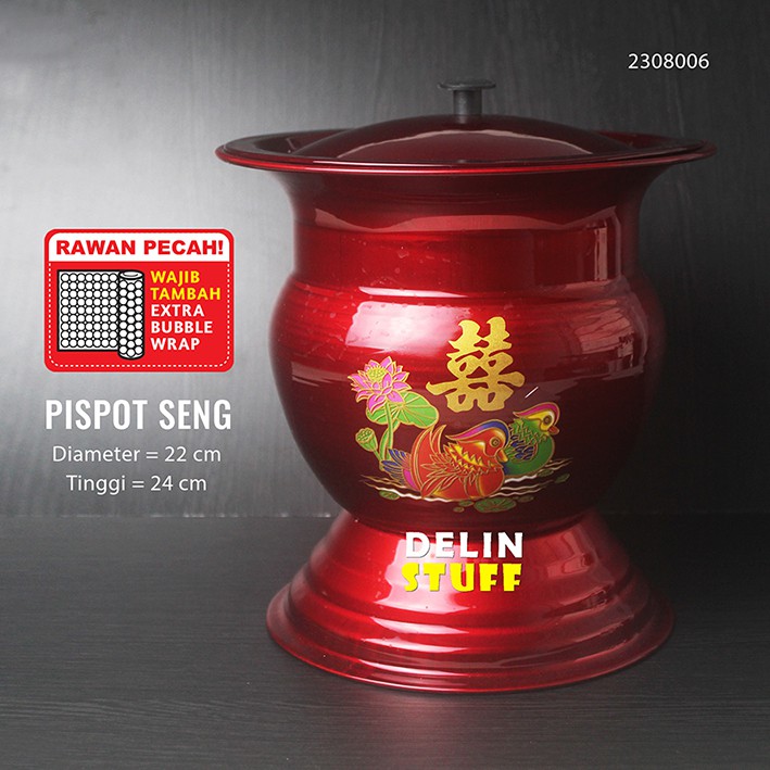 Jual Pispot Seng Tebal Wedding Sangjit Shuang Xi Yin Yang High Quality ...