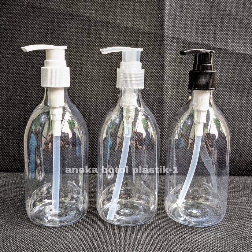 Jual botol Pump 300ml scarlet bening model baru untuk sabun cair ...