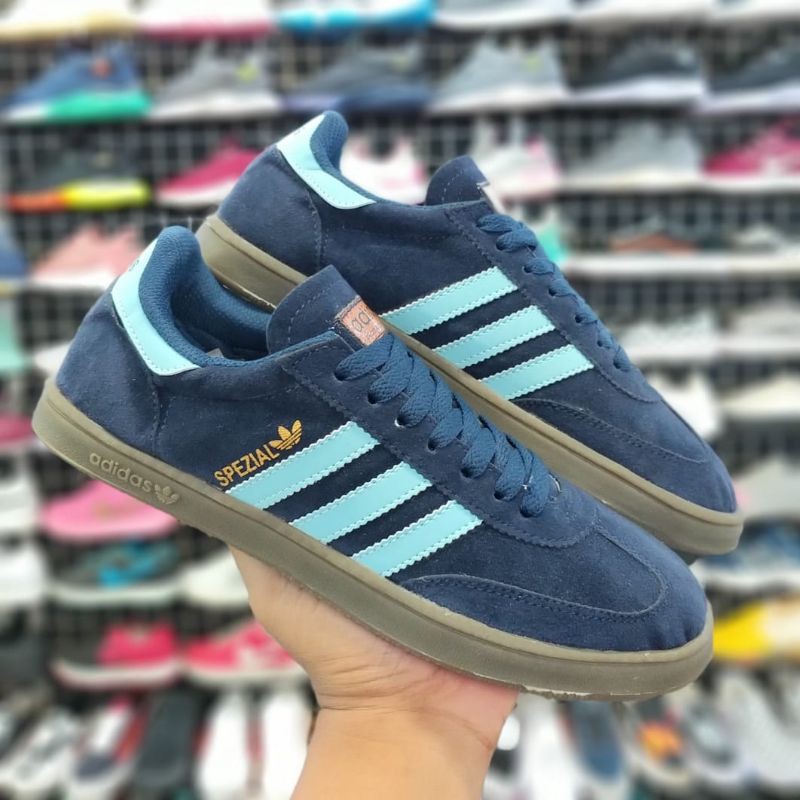 Jual Sepatu Adidas Spezial Navy cowok | Shopee Indonesia
