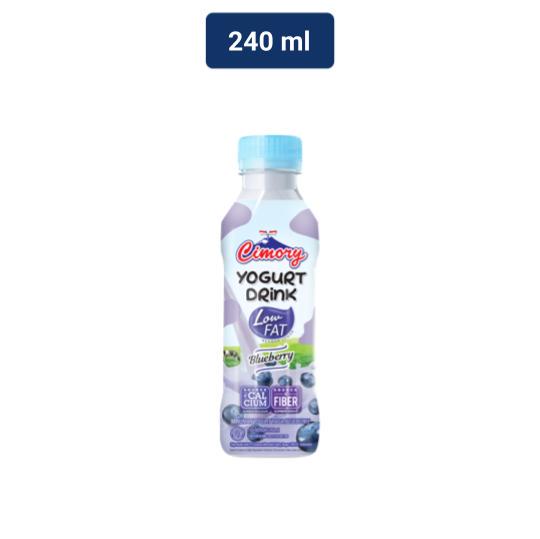 Jual Cimory Yoghurt Drink Blueberry Low Fat 240 ml Indonesia|Shopee Indonesia
