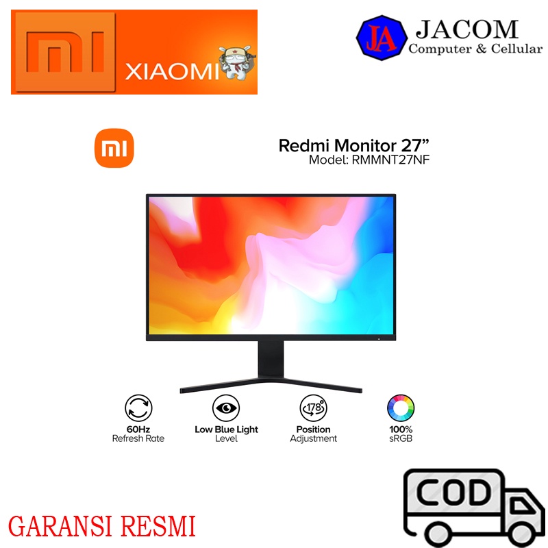 Jual Xiaomi Redmi Desktop Monitor Full HD 1080P IPS Mi 27 Inch | Shopee ...