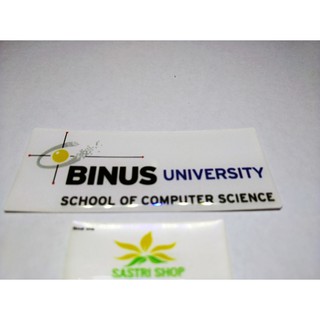 Jual Stiker Timbul atau Stiker Emblem Universitas Binus Limited Edition ...